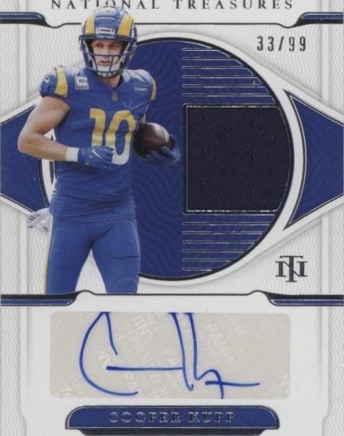 2021 Panini National Treasures - Material Signatures Cooper Kupp #MS-CK ...
