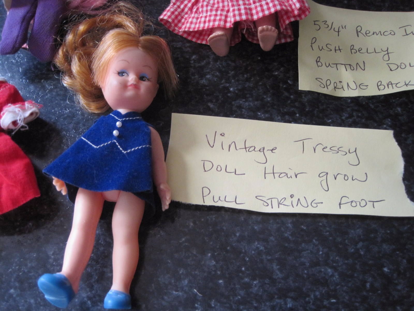 3 VTG MINI DOLLS CLOTHES PINKY FLATSY REMCO TRESSY Penny Brite doll ...