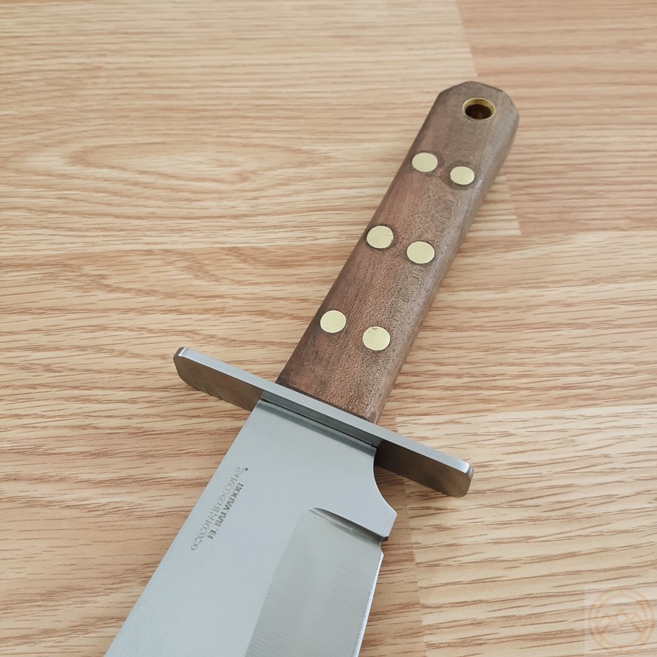 Condor Undertaker Fixed Knife 10" 1075HC Steel Full Tang Blade Walnut ...
