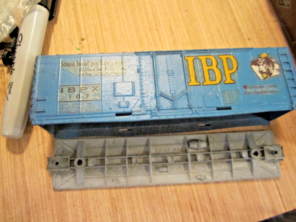 HO Kit Bashed Box car IBP O/S Columbus & Greenville Parts only Vintage ...