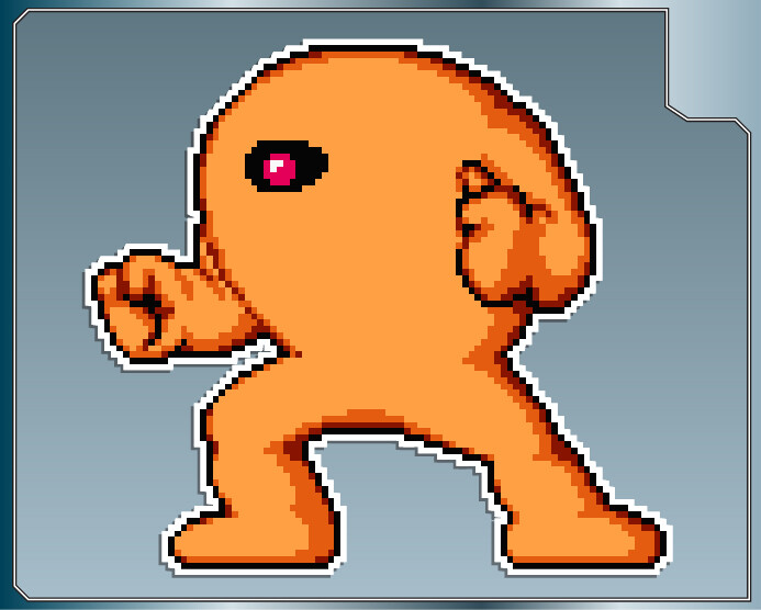 YELLOW DEVIL Sprite from MEGA MAN Vinyl Decal #2 Car Truck Laptop ...