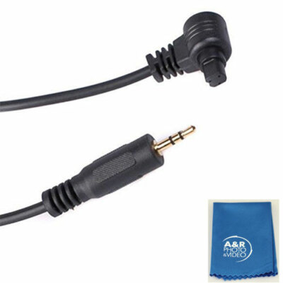 JJC Cable-A Remote Control Cord for Canon EOS 5DS R 5DS 1DC 6D 1DX 1D ...