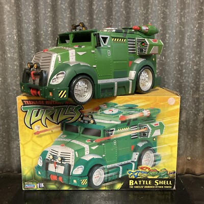 2002 Playmates TMNT SWAT Van Battle Shell Teenage Mutant Ninja Turtles ...