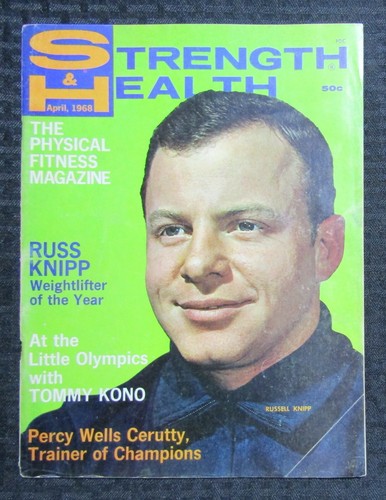 Magazine De Musculation Strength & Health D'Avril 1968 VG 4.0 Russell ...