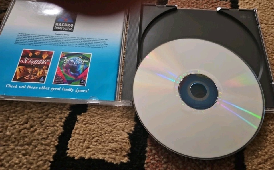 1999 Monopoly CD-Rom Board Game Windows 95 98 Game Jewel Case | eBay