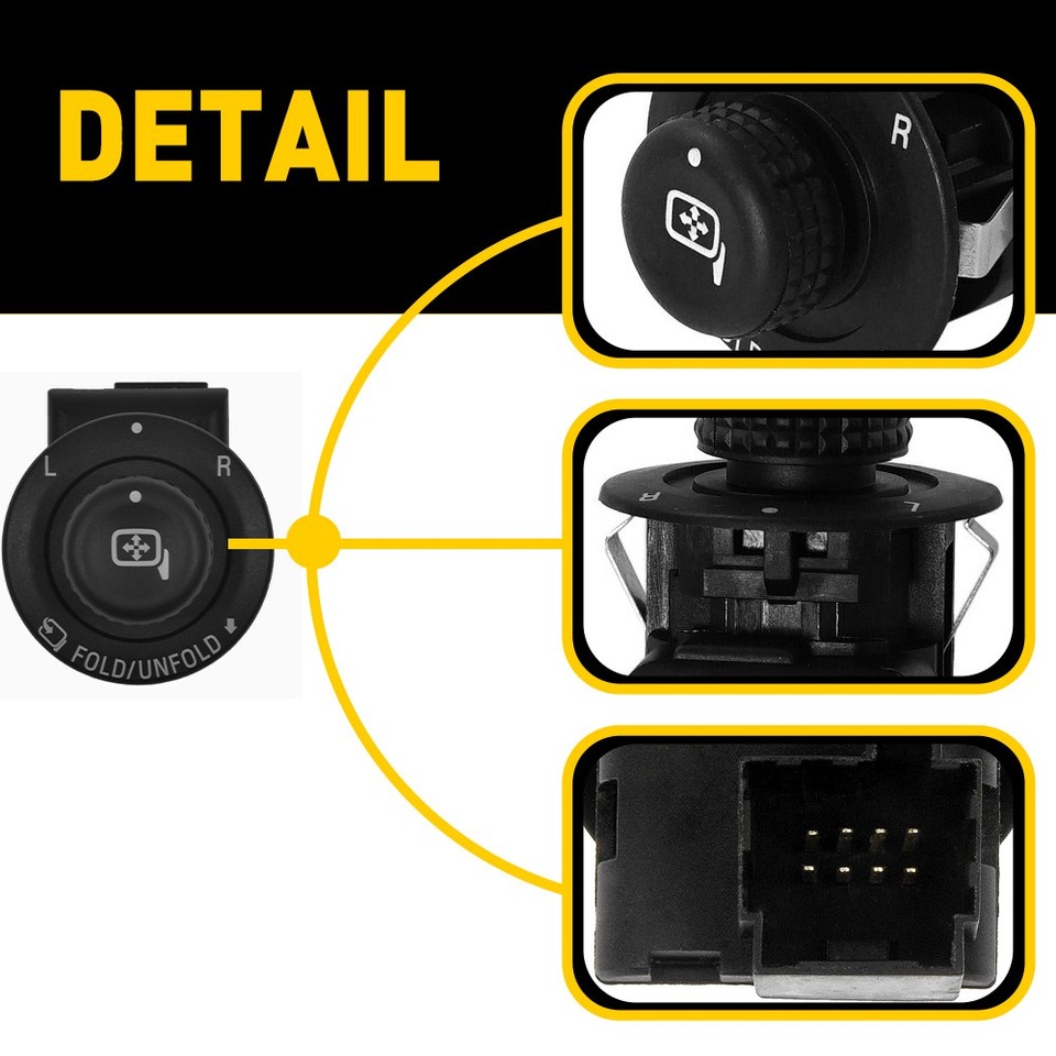 Power Mirror Switch For Ford F-Series Truck E-Series Van Expedition ...