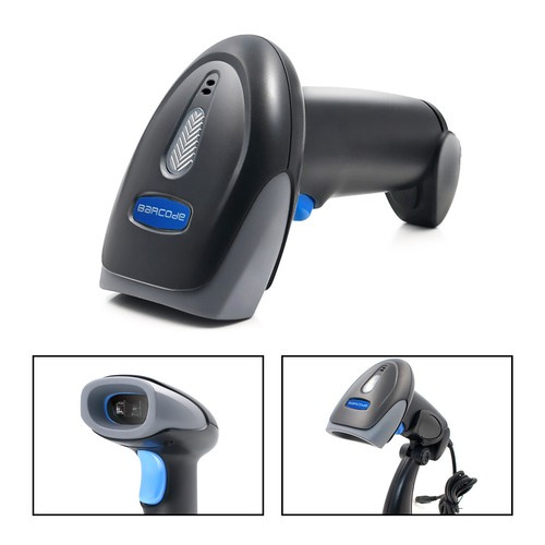 Automatic USB Laser Scan Barcode Scanner 2 In 1 2D+1D Code Reader Gun ...