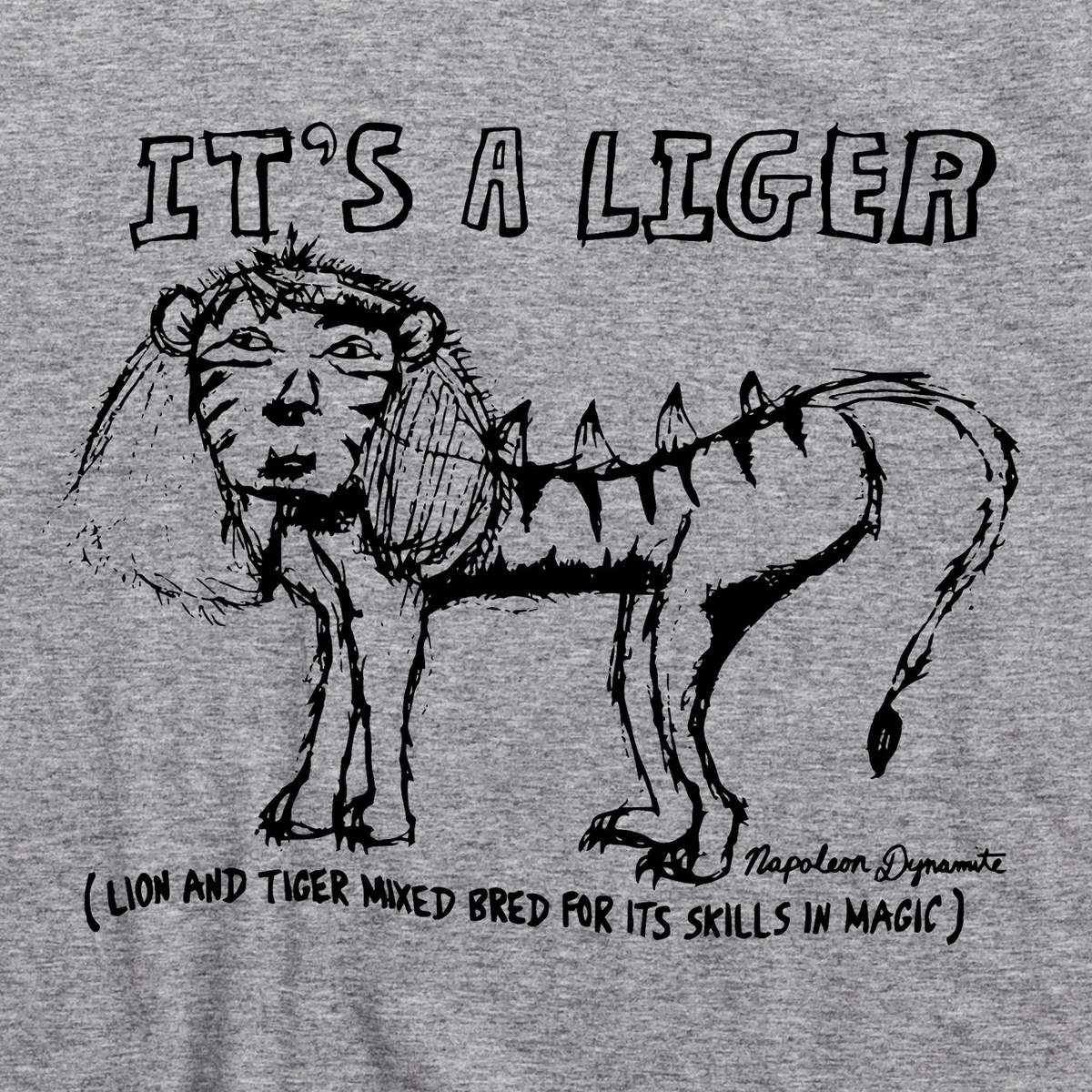 Napoleon Dynamite Liger Drawing Napoleon Dynamite Liger Drawing