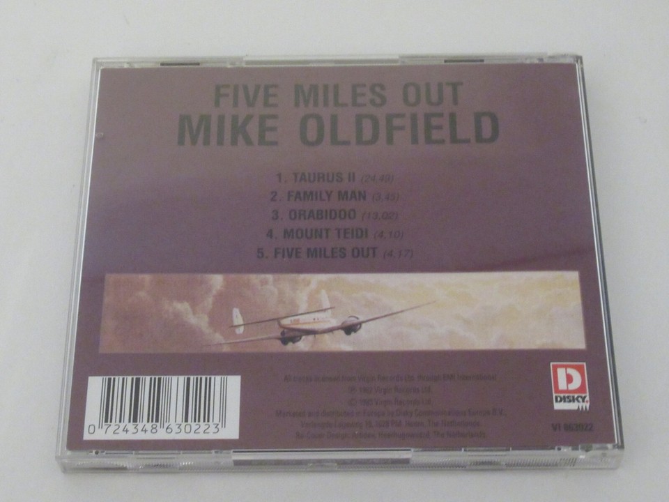Mike Oldfield – Five Miles Out / Disky – VI 863022 CD Album | eBay