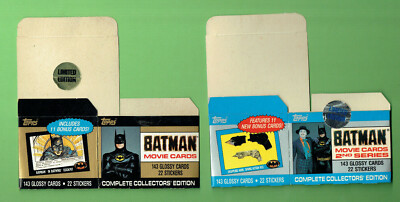 #D291. TOPPS BATMAN SERIES 1 & 2 SMALL COUNTER DISPLAY BOXES | eBay ...