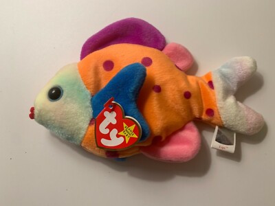 TY Beanie Baby - LIPS the Fish - Rare Retired! 1999 | eBay UK
