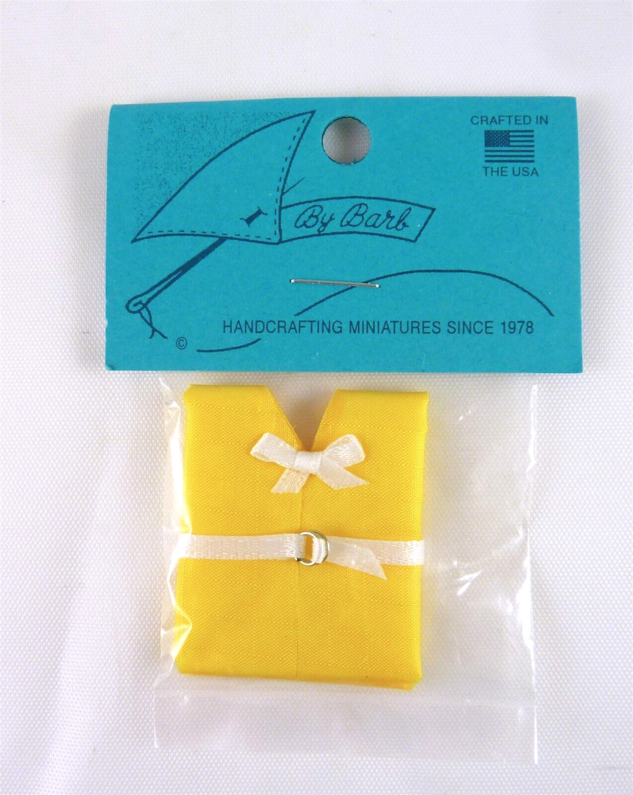 Dollhouse Miniature Life Preserver Vest, Yellow | eBay