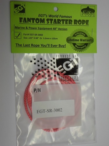 Fantom Heavy Duty Power Equipment Starter/ Recoil Rope 48" LIFETIME ...