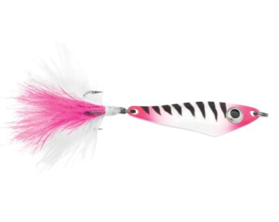 VMC Hatchet Spoon 1/16 oz - Glow Pink Squirrel - Ice Fishing Lure - 1 1 ...