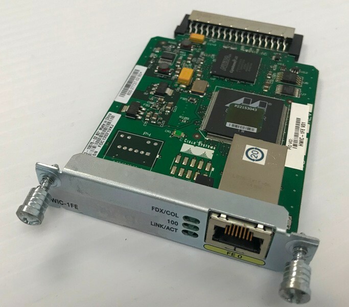CISCO HWIC-1FE Fast Ethernet Layer 3 WAN Interface Card | eBay