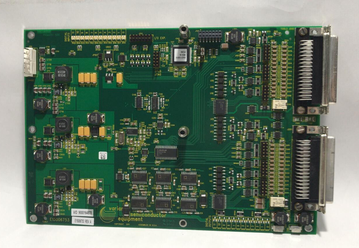 VARIAN ANALOG / DIGITAL I/O INTERFACE BOARD E15006753 PULLED FROM ...
