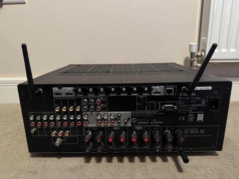 YAMAHA RX-A1010 AVANTAGE 7.2 AV HOME CINEMA RECEIVER DTS-HD TRUE-HD ...