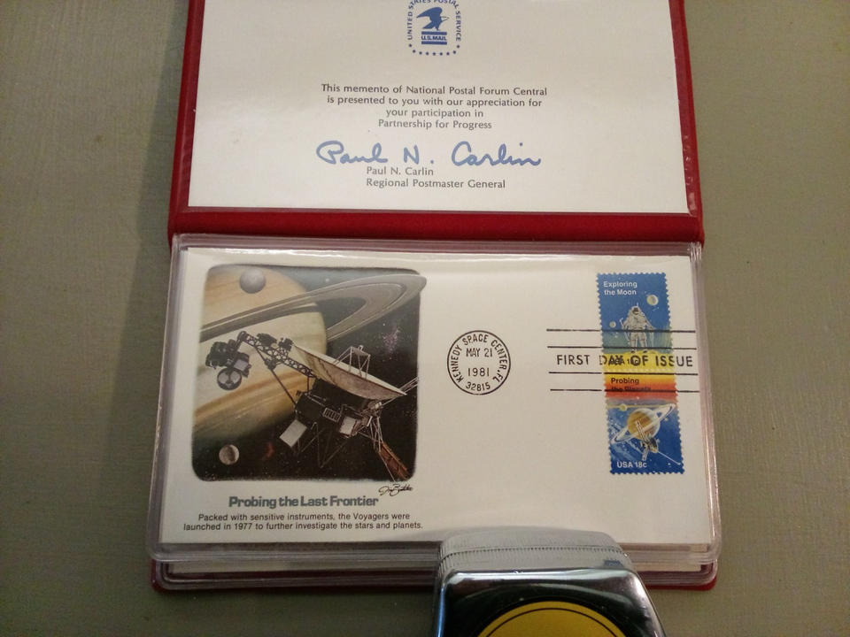 National Postal Forum Central 1981 Memento. U.S. Mail. Space Frontier ...