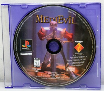 MediEvil (Sony PlayStation PS1, 1998) DISC ONLY NO CASE / MANUAL ...