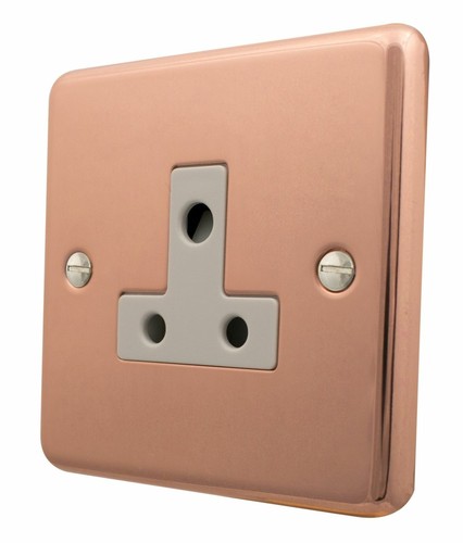 Brushed Matt Satin Copper Plug Sockets Light Switches Dimmers - Whole ...