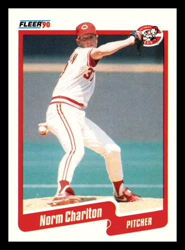 Norm Charlton 1990 Fleer #416 Cincinnati Reds NM-MINT | eBay