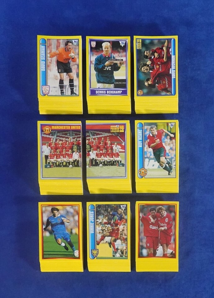 1997 MERLIN F.A. PREMIER LEAGUE 98 STICKERS STAR LOT OF 1450 NMMT ...