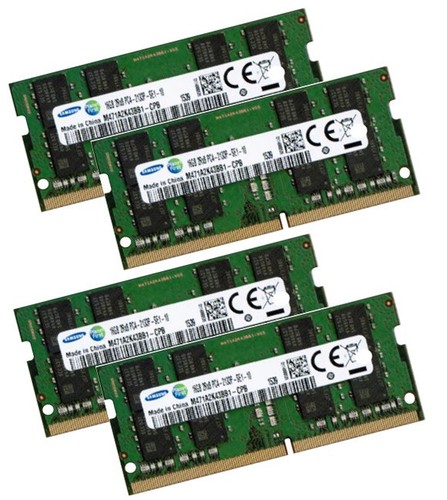 4x 16GB 64GB RAM DDR4 2133 Mhz Samsung SO DIMM PC4-17000 für DDR4 ...