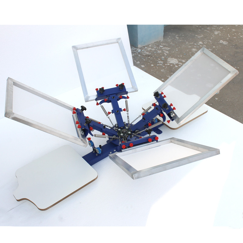 Micro-registration 4 Color 2 Station Screen Printing Kit Press Printer ...