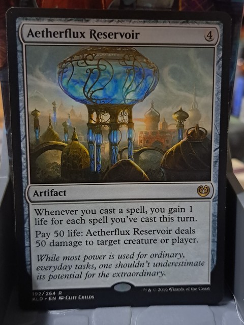 MTG Aetherflux Reservoir Kaladesh 192/264 Regular Rare for sale online ...