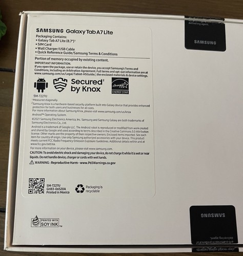 Samsung Galaxy Tablet A7 Lite SM-T227U 8.7" 32GB (Locked for Spectrum ...