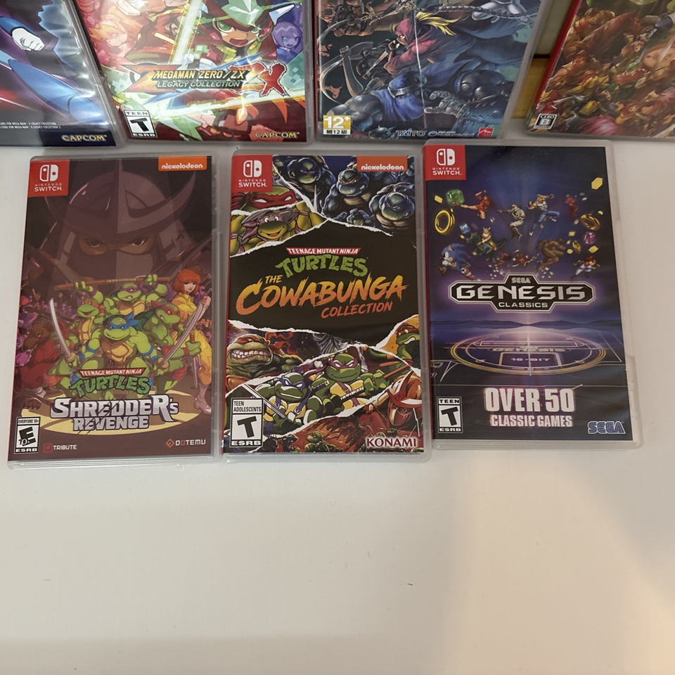 Nintendo Switch 7 Game Lot Side Scroller, Beat ‘em Up, Arcade Classics ...