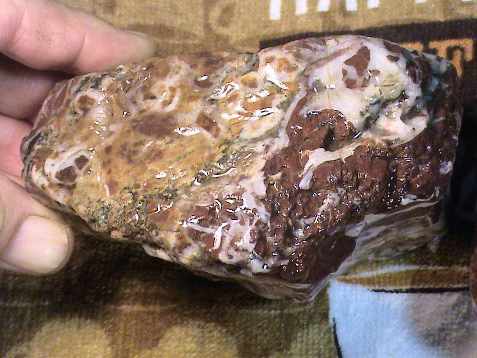 Red Lightning Jasper Agate lot, Natural Lapidary Rocks, 5 LBS, 9 OZ, # ...