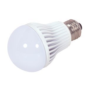 Satco KolourOne 5.8 Watt A19 Lamp in White S8842 \ S8843 \ S8844 Color ...