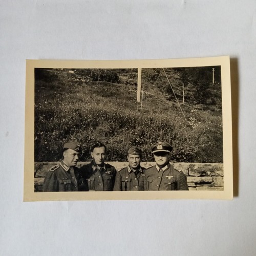 Real picture Postcard World War II WEHRMACHT SOLDIERS SS Germany ...