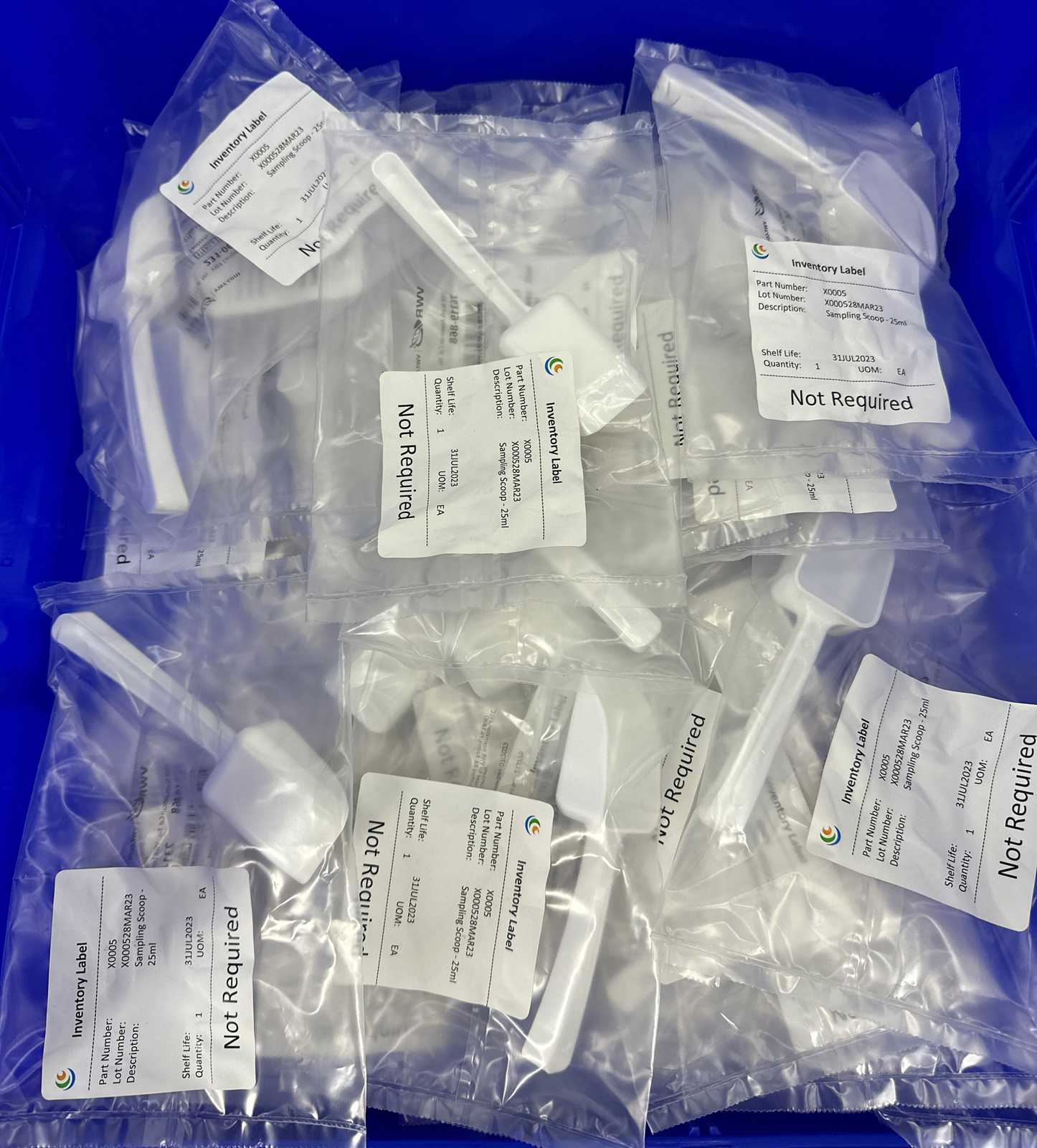 LOT OF 84 VWR 76319-868 Sampling Scoop 25 mL Individually Packaged ...