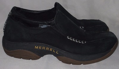 MERRELL MOC "Primo Seam Moc Black Oyster" Slip-on Shoes Women's Size 5. ...
