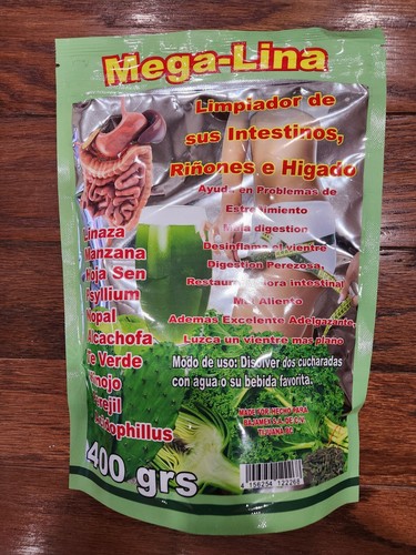 MEGALINA DETOXIFY INTESTINES KIDNEYS & LEVER FLAX SEED 400 Grams for ...