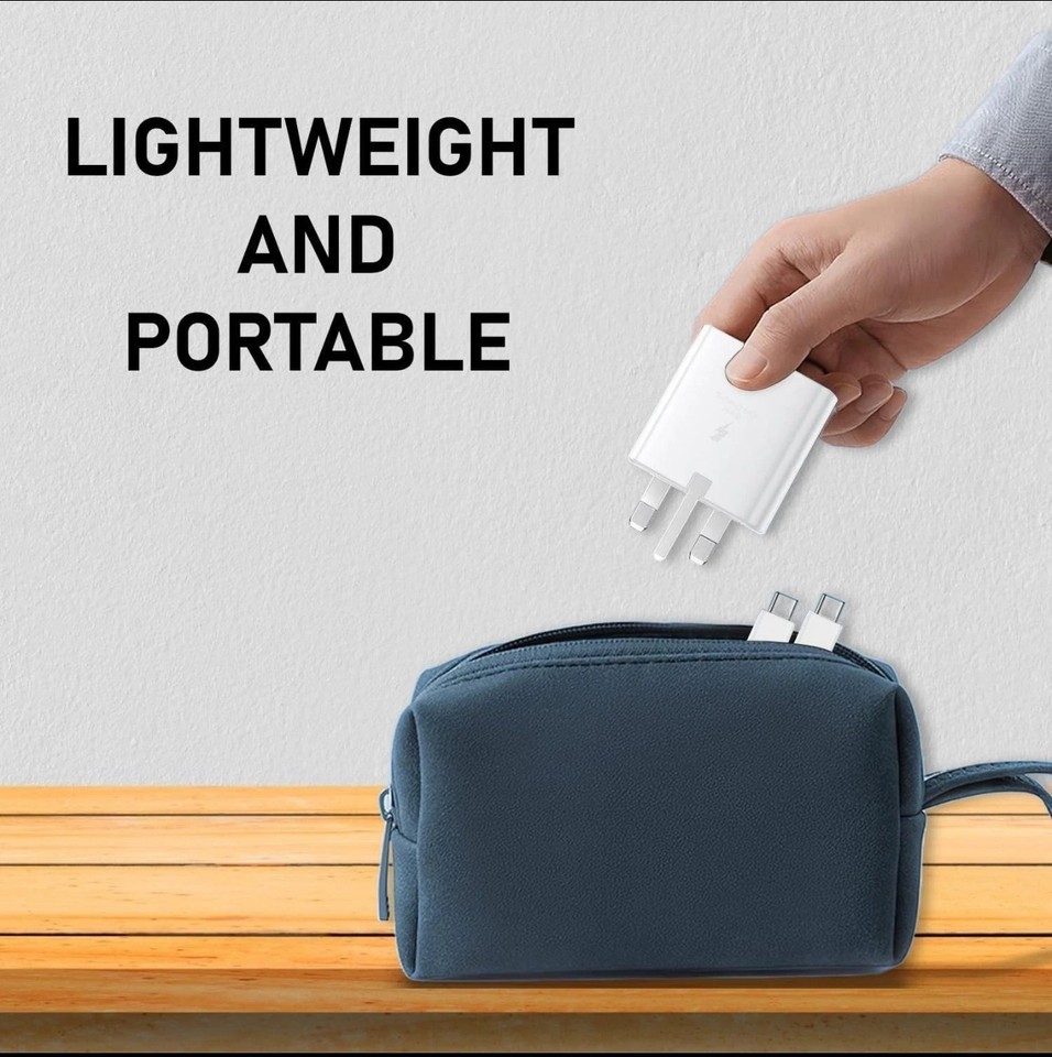 Samsung Galaxy Official 45W Super Fast Charger 2.0 (with USB-C to C ...