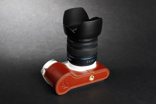 Handmade Full Real Leather Camera Case Bag Cover for Samsung NX300 18 ...