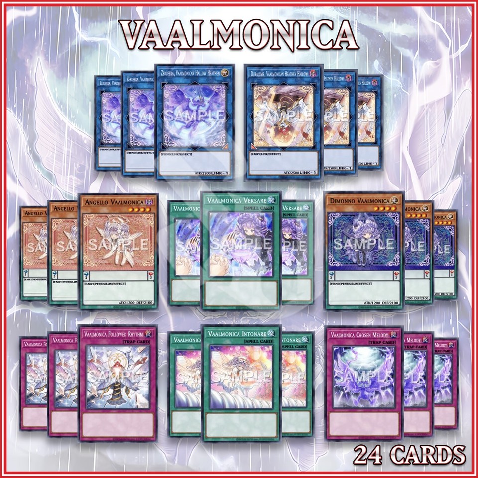 VAALMONICA DECK 24 | Versare Angello Dimonno YuGiOh VASM Valiant ...