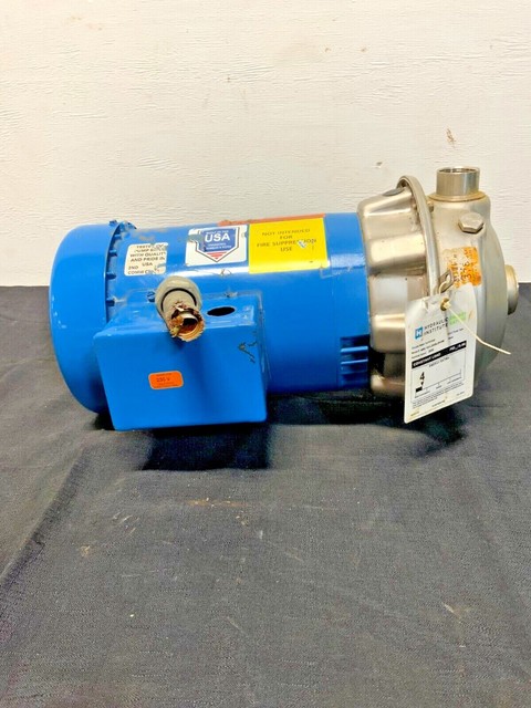 Goulds G&L NPE 1ST1F9C4 Centrifugal Pump w/US Motors PG3AMM-1426 Motor ...