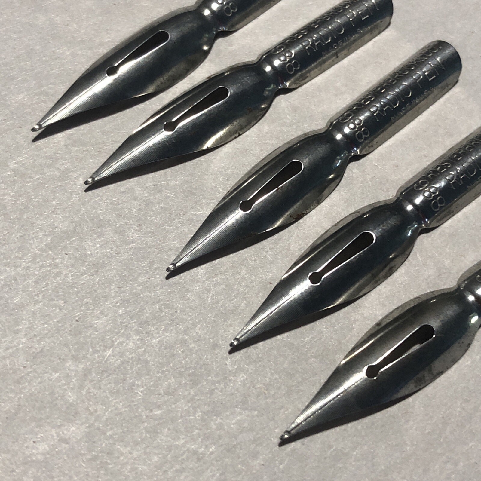 Lot Of 5 NOS Vintage R Esterbrook & Co 988 Radio Dip Pen Nibs New | eBay