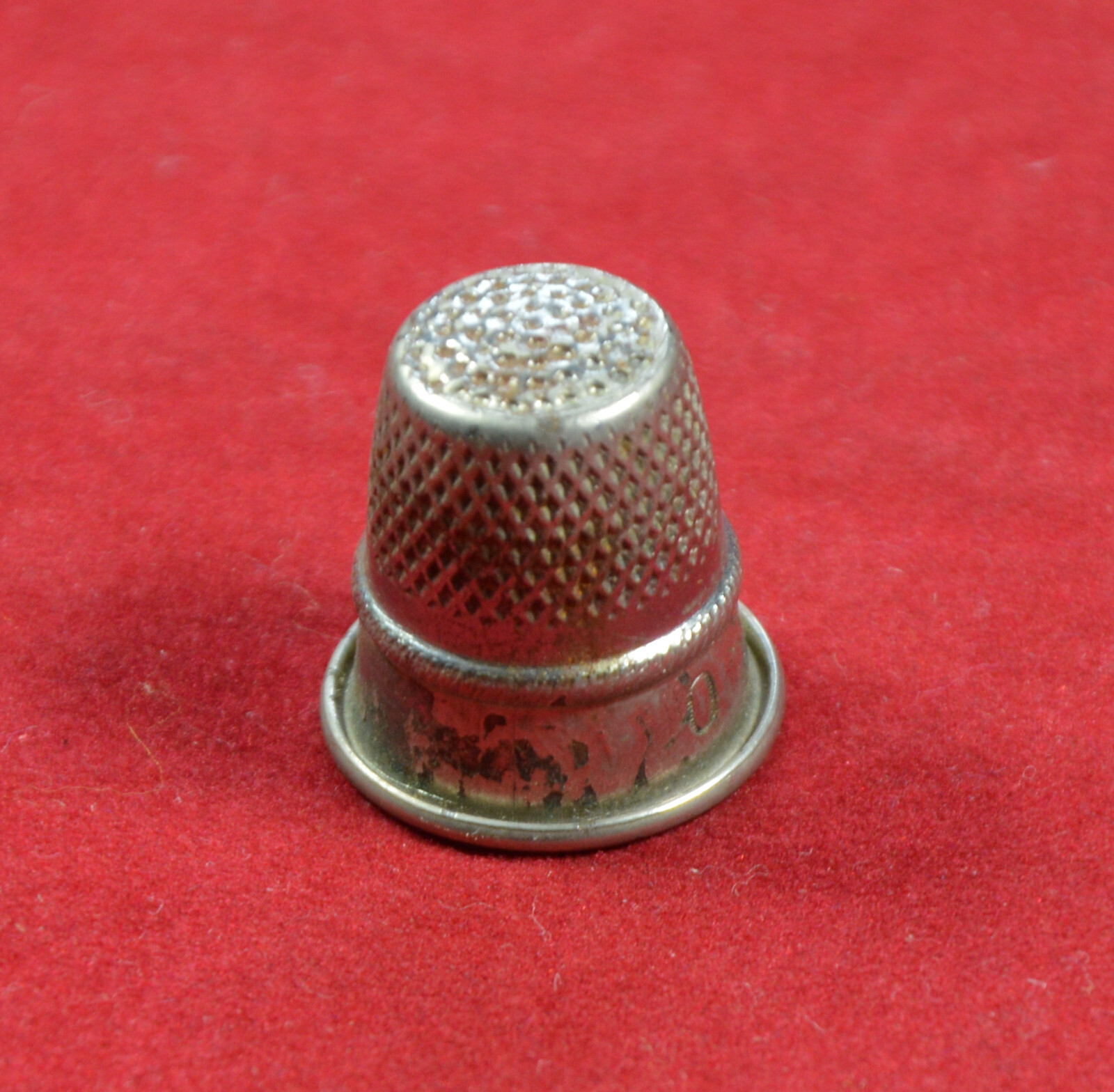 GERMAN WWII WEHRMACHT SOLDIER BRASS THIMBLE FOR INDIVIDUAL SEWING KIT ...