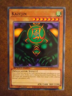 Kazejin SGX2-END08 Yugioh Card | eBay