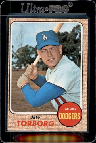 1968 Topps #492 Jeff Torborg Los Angeles Dodgers - Nice Card! | eBay