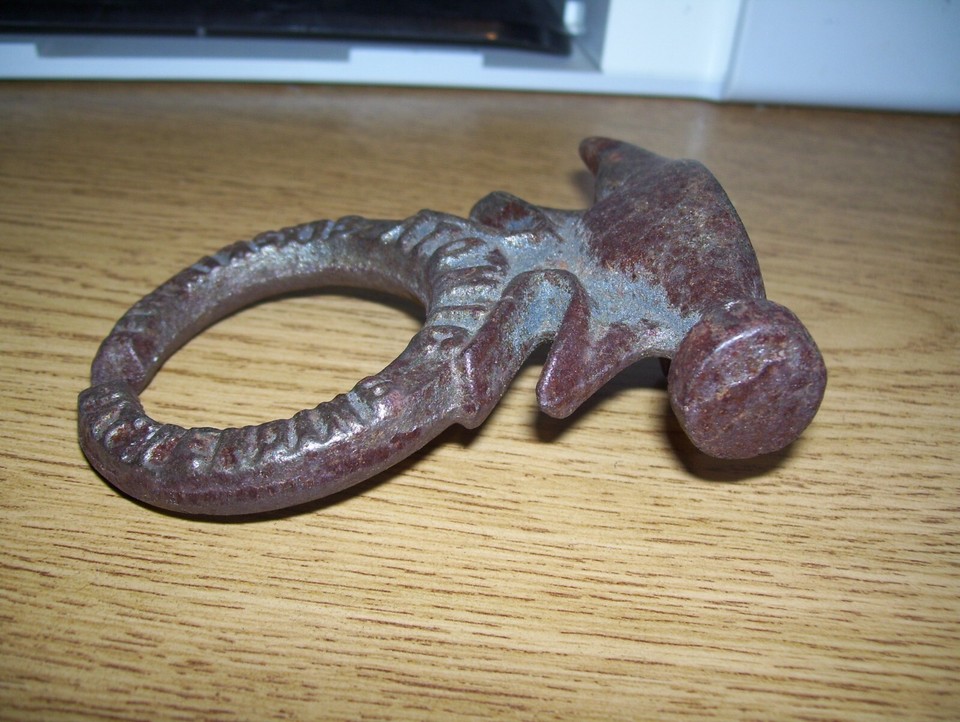 CAST-IRON " LINE RIDER FENCING TOOL" CARRY ON YOUR SADDLE HORN-NEAT ...