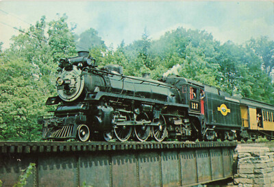 Postcard Train Locomotive No 127 Pacific Formerly Canadian Pacific No ...