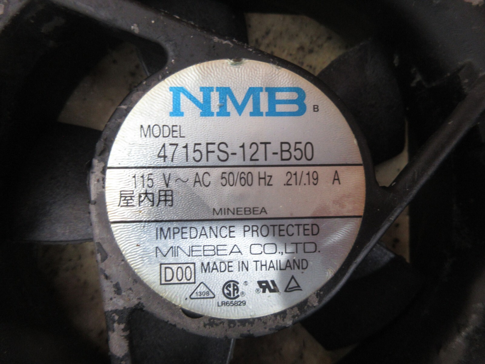 NMB Lüfter 4715FS-12T-B50 115V D00 Menge 2 Teile Fans | eBay