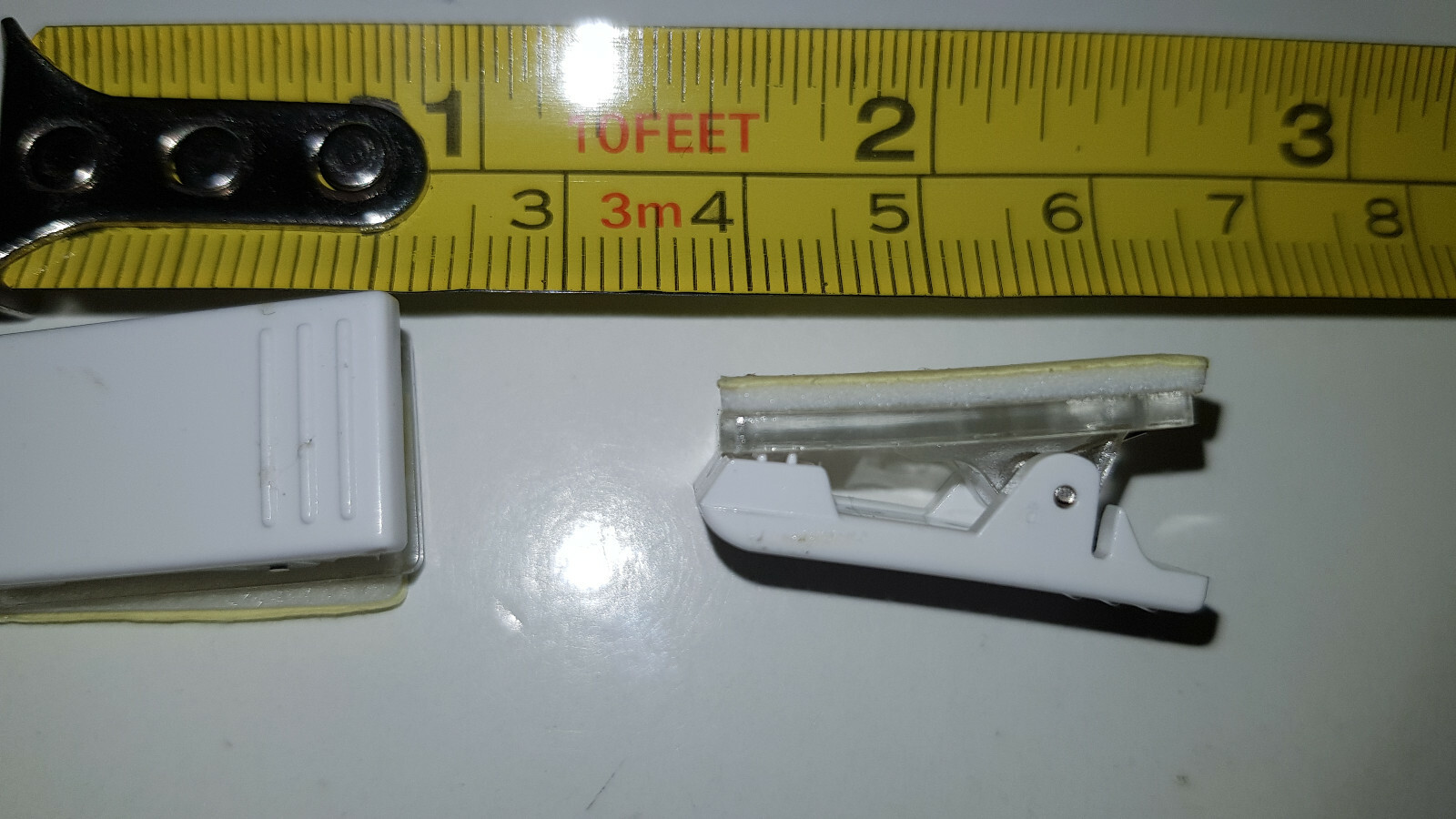 Caravan motorhome clips curtains blinds towel holders interior silver ...