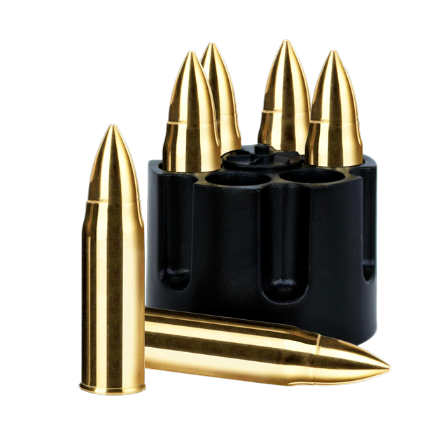 Whiskey Stones Bullets for Bourbon & Scotch Drinks Rocks Metal Gifts ...